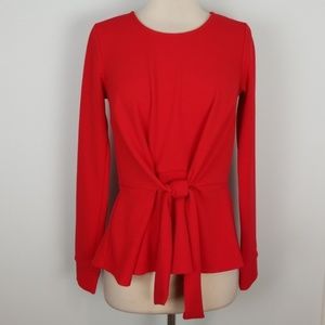 Tops | Elegant Red Top | Poshmark
